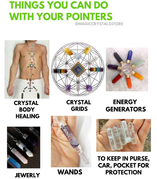 Things To Do With Small Crystal Pointers – Magic Crystals