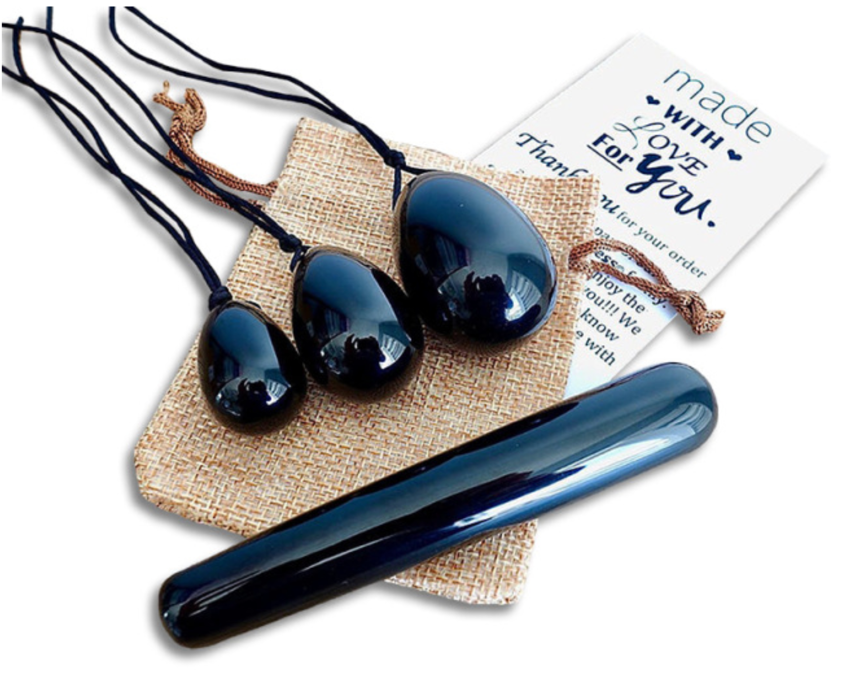 Yoni Eggs Set of 4 | Magic Crystals Natural Gemstone Wellness