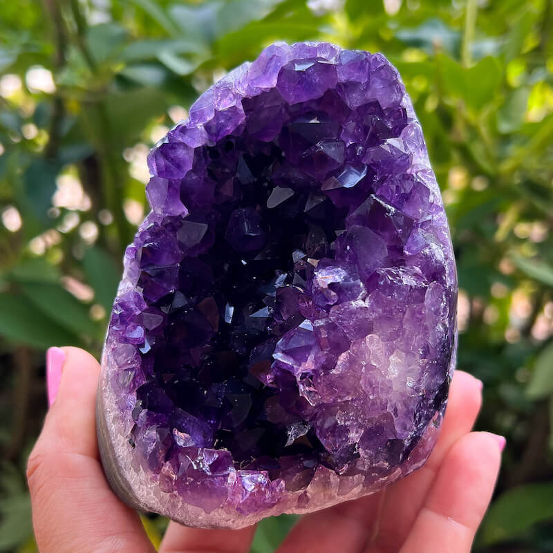 Small Amethyst Polished Geode - Cathedral Amethyst - Magic Crystals