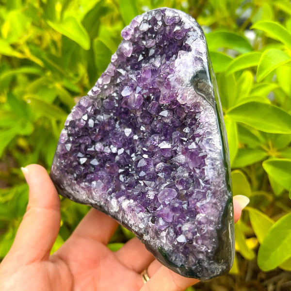 Small Amethyst Polished Geode - Cathedral Amethyst - Magic Crystals