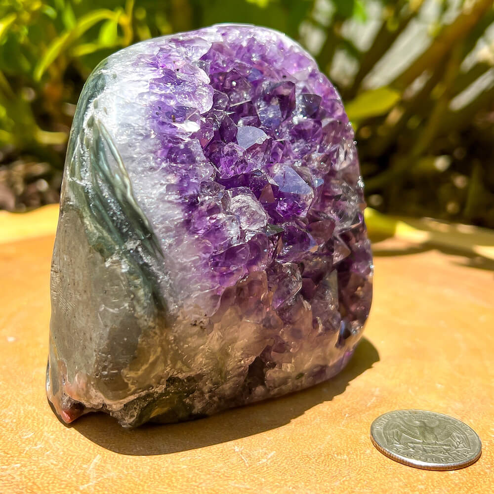 Small Amethyst Polished Geode - Cathedral Amethyst - Magic Crystals
