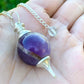 Natural Gemstone Sphere Pendulum - Crystal for Dowsing -Magic Crystals