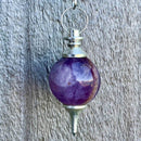 Natural Gemstone Sphere Pendulum - Crystal for Dowsing -Magic Crystals