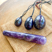 Gemstone Yoni Egg & Massage Wand Set for Wellness | Magic Crystals