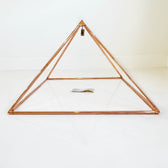 9" Charging Copper Pyramid - Giza Measurements - Magic Crystals