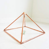 9" Charging Copper Pyramid - Giza Measurements - Magic Crystals