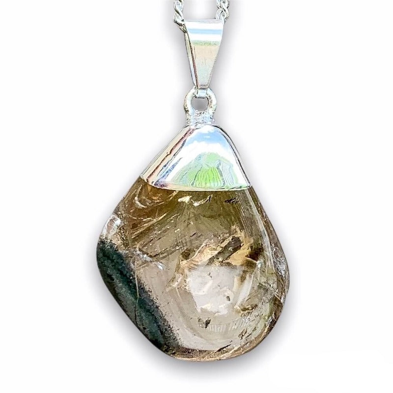 Smoky Quartz Pendant Necklace - Smoky Quartz Jewelry - Magic Crystals