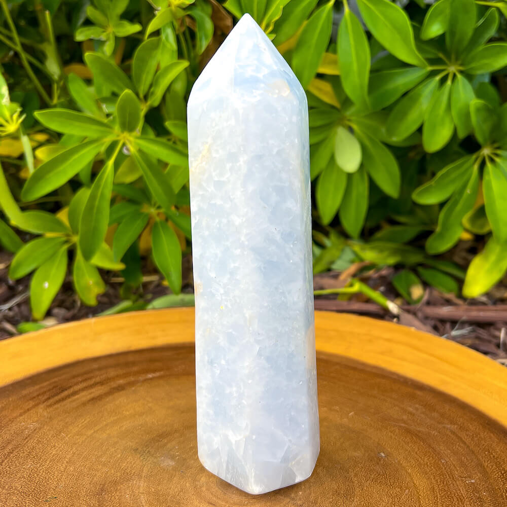 Large Blue Calcite Tower for Calm, Clarity & Healing | Magic Crystals
