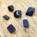Blue Goldstone tumbled Stone - Blue Polished Stone - MAGIC CRYSTALS ...