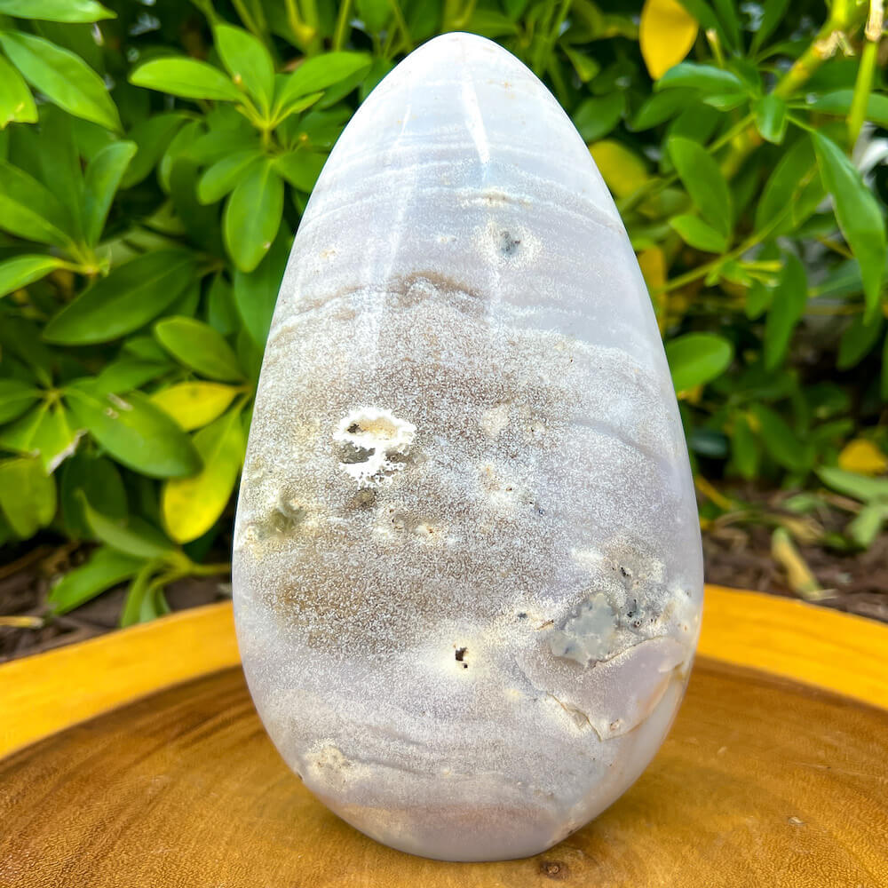 Large Blue Lace Agate Freeform - Polished Freeform - Magic Crystals