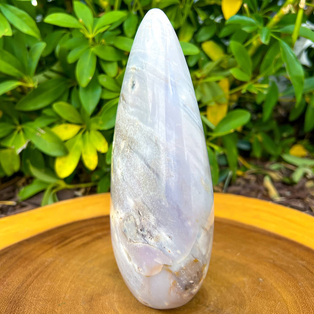 Large Blue Lace Agate Freeform - Polished Freeform - Magic Crystals