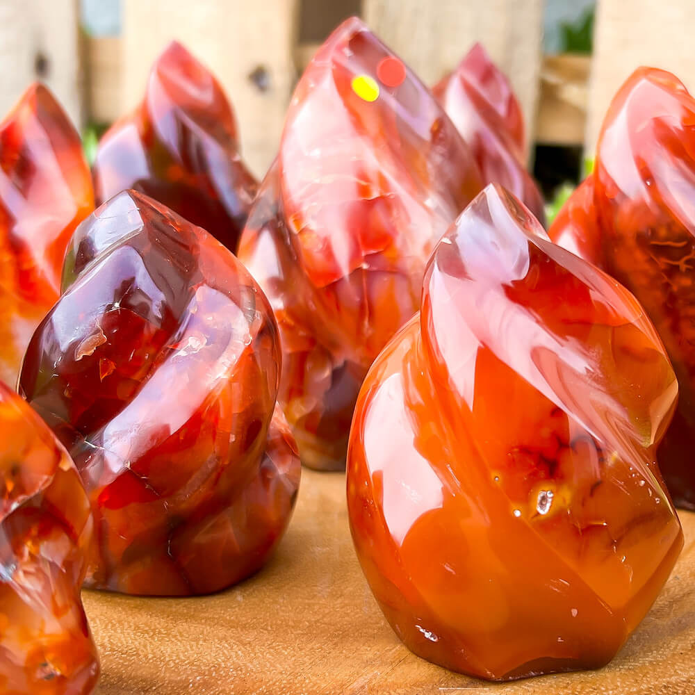Carnelian Crystal Flame - Red Crystal - Magic Crystals