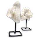 Druzy Clear Quartz Point on stand, Rough Crystal - Magic Crystals