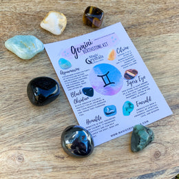 Gemini Crystals Set – Uniquely Paired Gemstones for the Gemini Zodiac ...