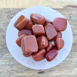 Tumbled Goldstone Stone - Polished Goldstone - MAGIC CRYSTALS – Magic ...