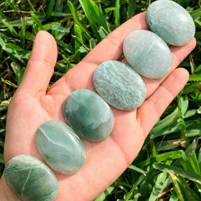 Natural Gemstone Worry Stone for Calm & Stress Relief | Magic Crystals