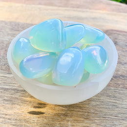 Tumbled Opalite Tumbled Stone - Opalite Jewelry - MAGIC CRYSTALS ...