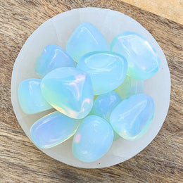 Tumbled Opalite Tumbled Stone - Opalite Jewelry - MAGIC CRYSTALS ...