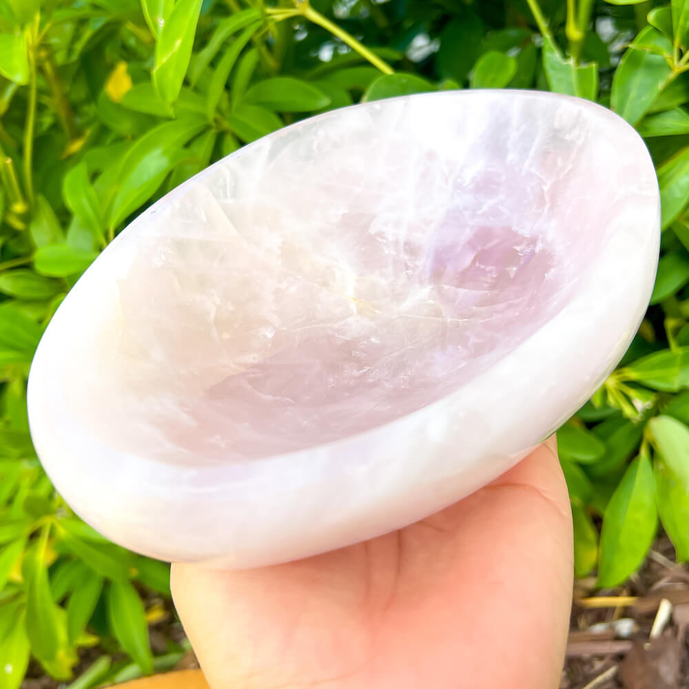 Rose Quartz Crystal Bowl - Rose Quartz Bowl - Magic Crystals