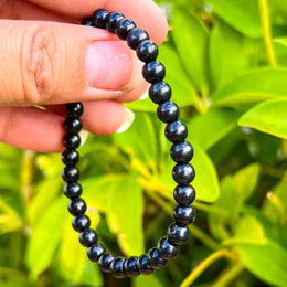Shungite Bracelet, Polished Shungite, EMF Protection, Shungite Jewelry ...