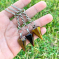Tiger Eye Natural Stone Keychain - Crystal Keychain - Magic Crystals
