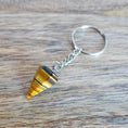 Tiger Eye Natural Stone Keychain - Crystal Keychain - Magic Crystals