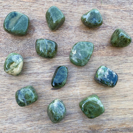 Vesuvianite Stone, Vesuvianite Idocrase Polished Stone- Magic Crystals