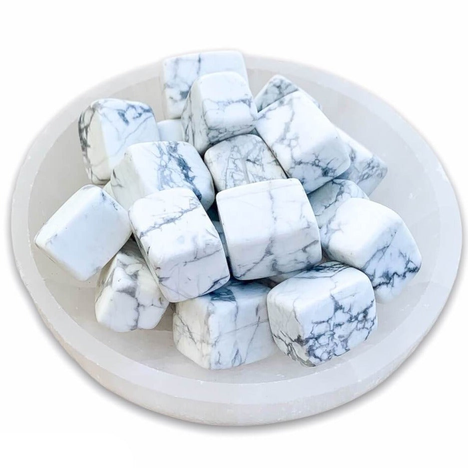 Howlite Tumbled Stone - Howlite Stone, Crystal Stone - Magic Crystals