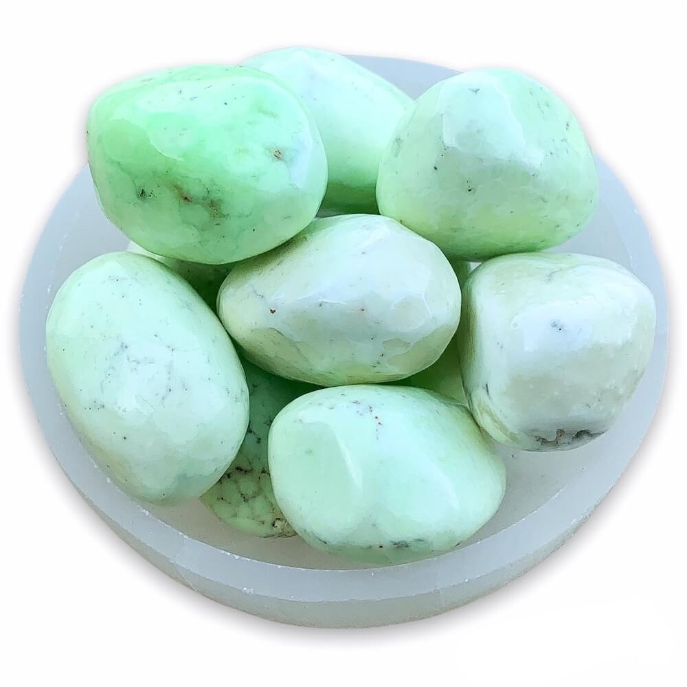 Lemon Chrysoprase Crystal Stone - Green Stone - Magic Crystals
